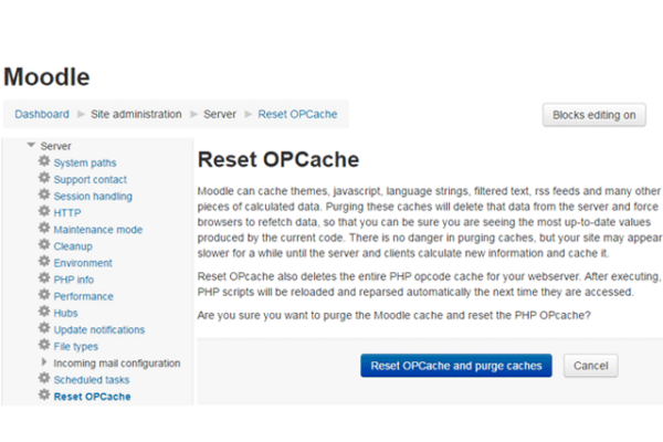 Download: Moodle Reset OPCache Plugin - Open Source - TNG Consulting Inc. Ottawa Canada